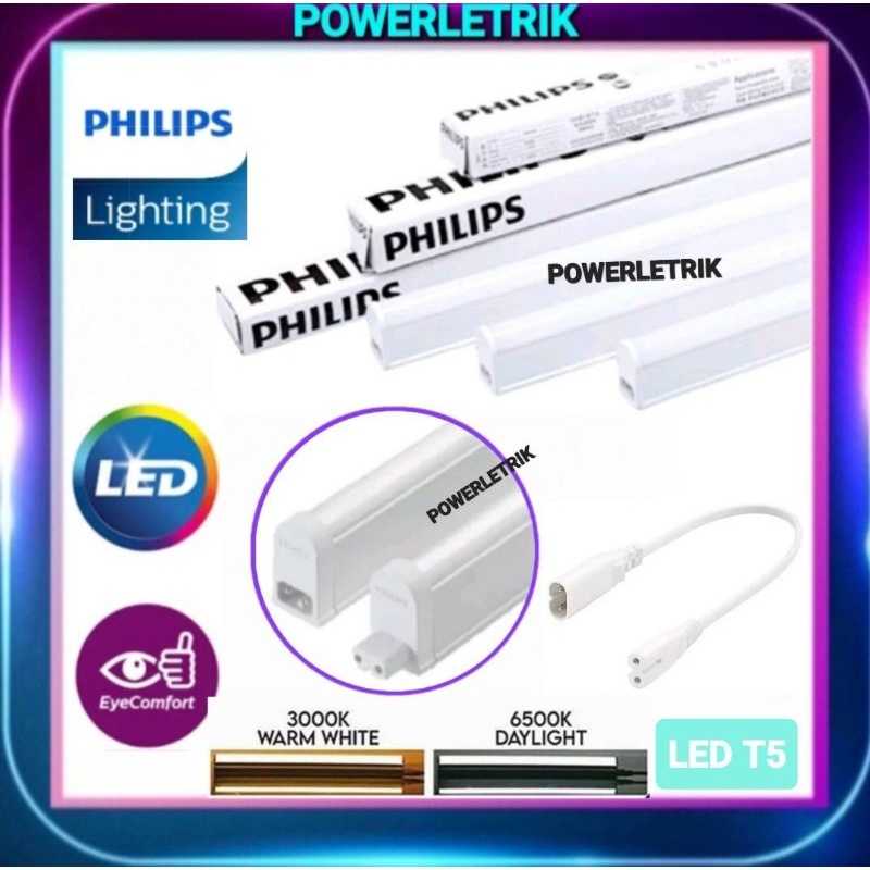 PHILIPS LED T5 2FEET/4FEET - WARM WHITE(3000K) / DAYLIGHT(6500K ...