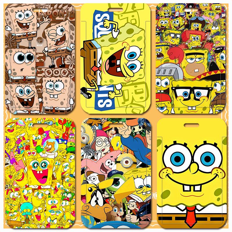 Anime Cartoon Spongebob and Patrick Star DIY Name Tags Student School ...