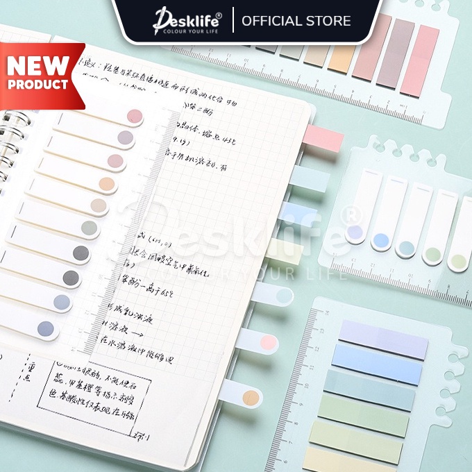 Desklife Morandi Sticky Note 120 l 200pcs Colorful Memo Pad Label ...