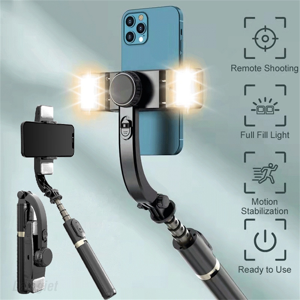 Q08d Single-Axis Stabilizer With Fill Light Handheld Gimbal Stabilizer ...
