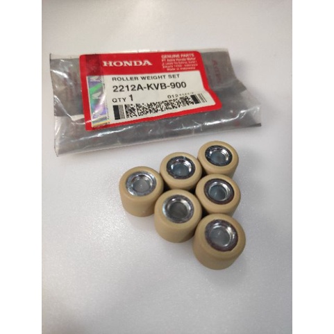 (UB) Honda Genuine Weight Roller(Flyball) - Honda Beat Fi V1, V2 & V3 ...
