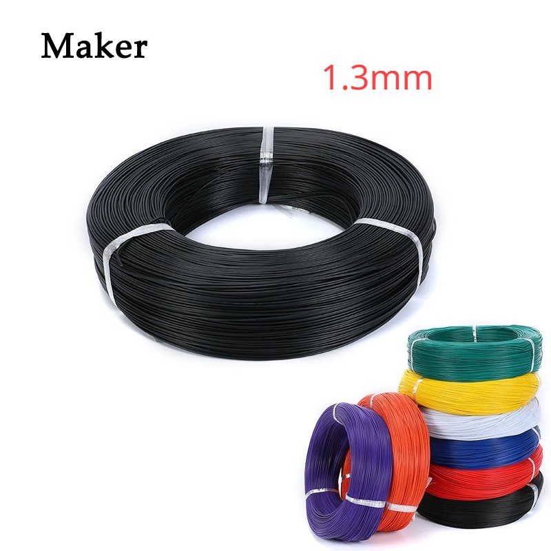 10 Meters 1.3mm PVC Electronic Cable Tinned Copper 26AWG Led Cable PVC ...