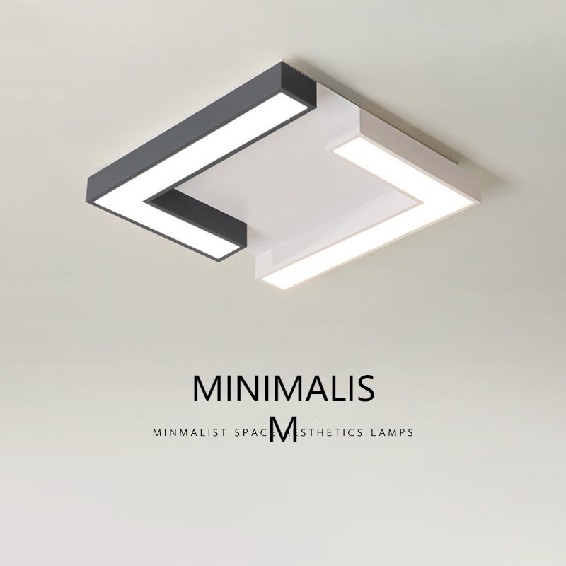 Simple Modern Living Room Light Square Creative LED Ceiling Light ...