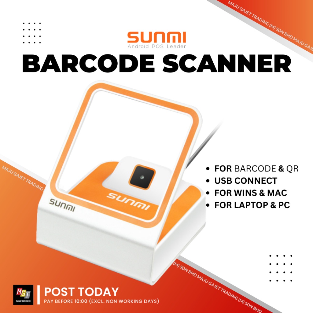 SUNMI Blink Barcode Scanner QR Code Ewallet Barcode Scan Barang 1D 2D ...