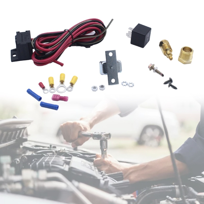 YO Temperature Relays Switch Sensor Kit Trucks Buses Electric Engine ...