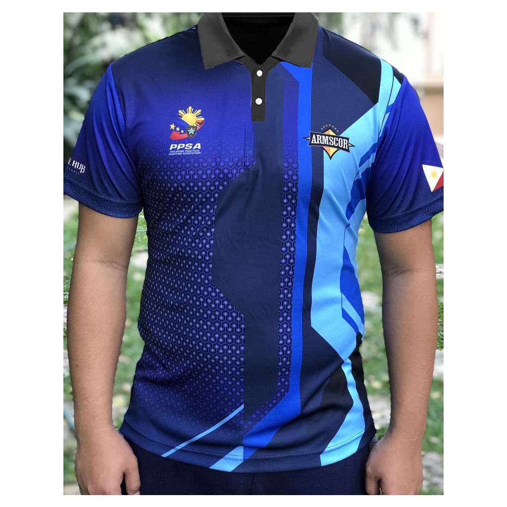 SHOOTER POLO TACTICAL BLUE FULL SUBLIMATION Armscor | Shopee Philippines