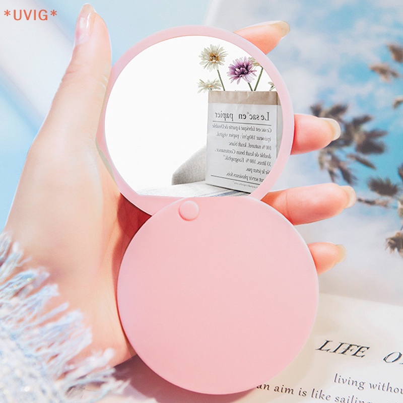 UVIG Small Mirror Portable Folding Make-Up Mirror Creative Mini Mirror ...
