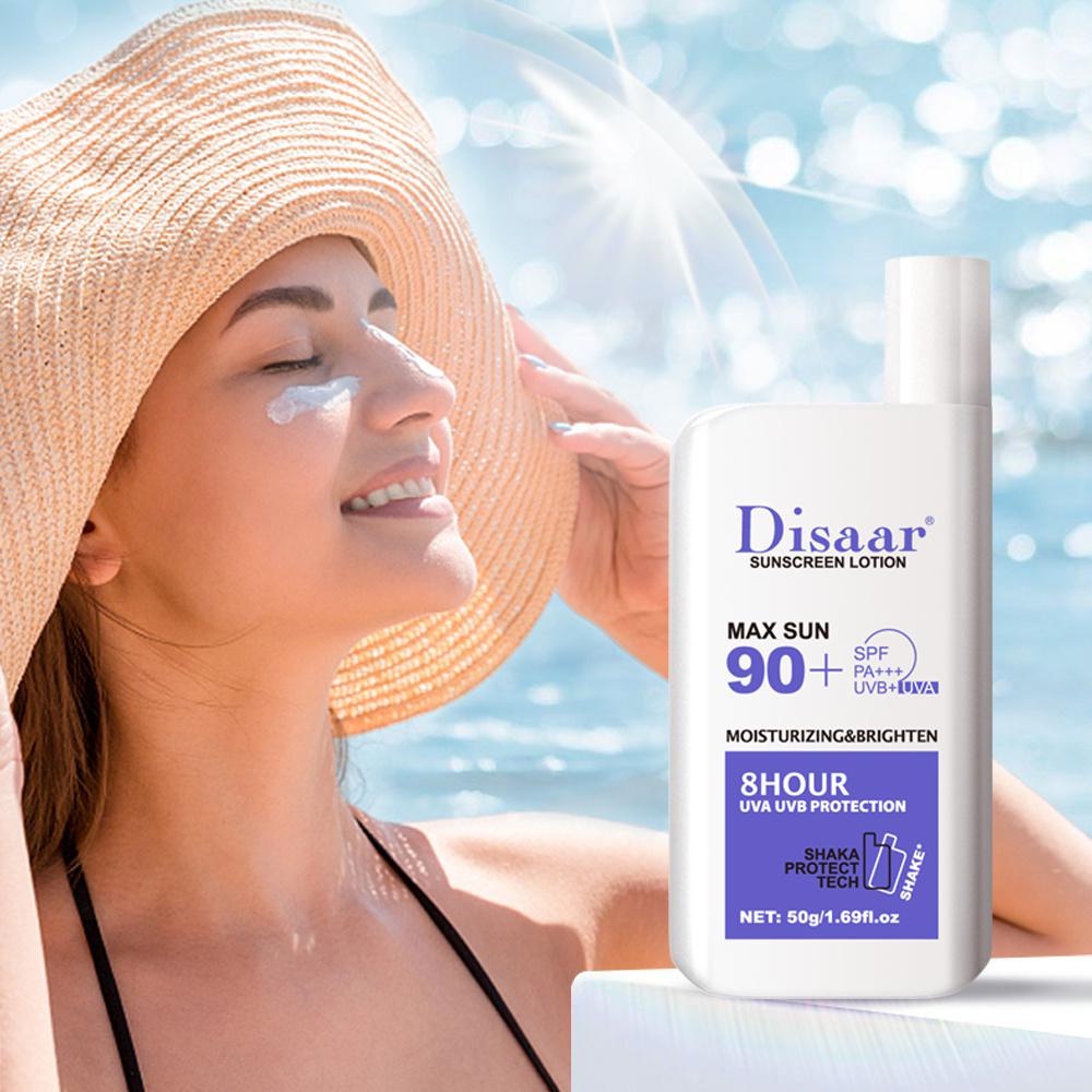 Disaar sunscreen spf 90 lotion sunblock face sunblock cream 50g | Shopee Philippines