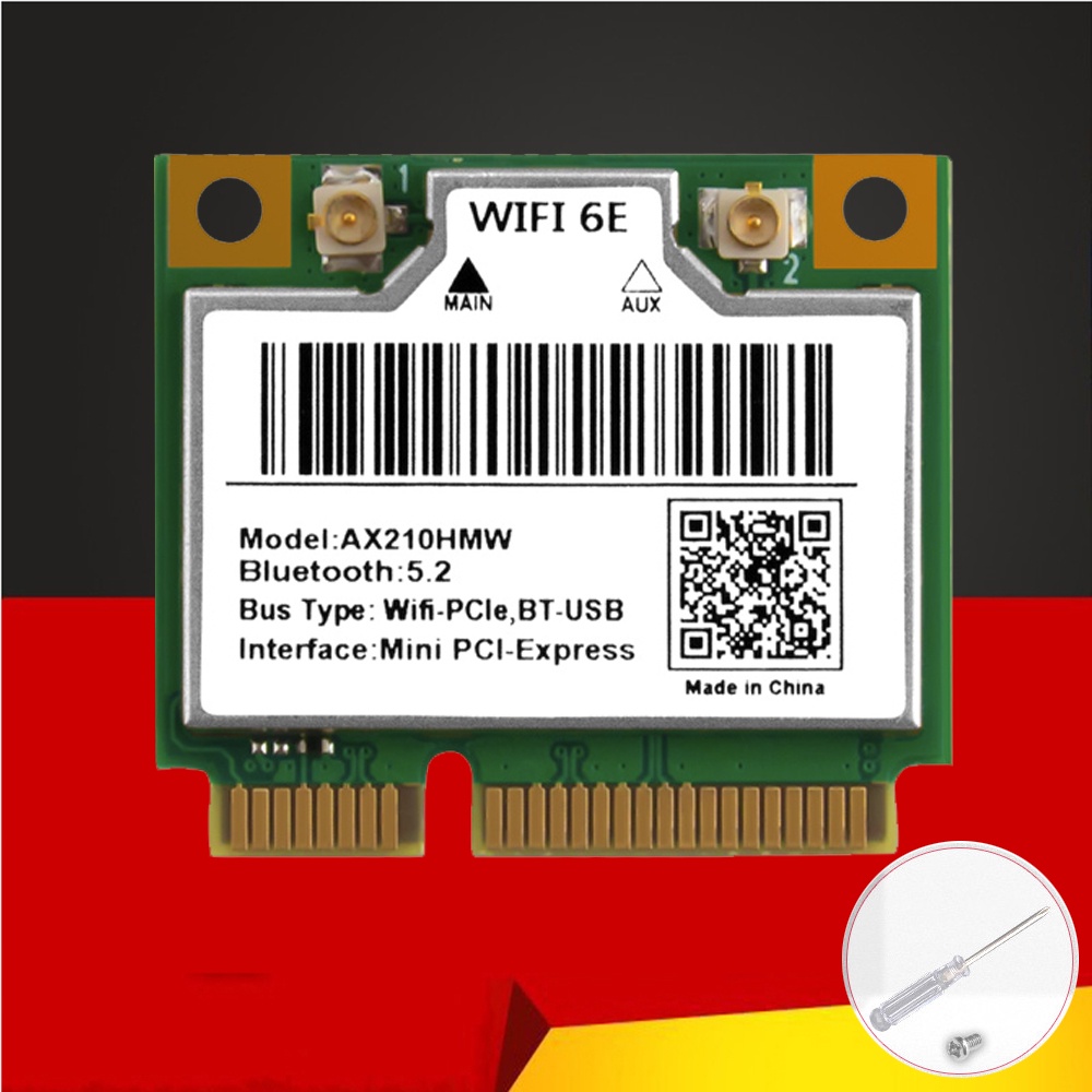 NEW WiFi 6E AX210HMW Mini PCIE Wifi Card For Intel AX210 5374Mbps ...