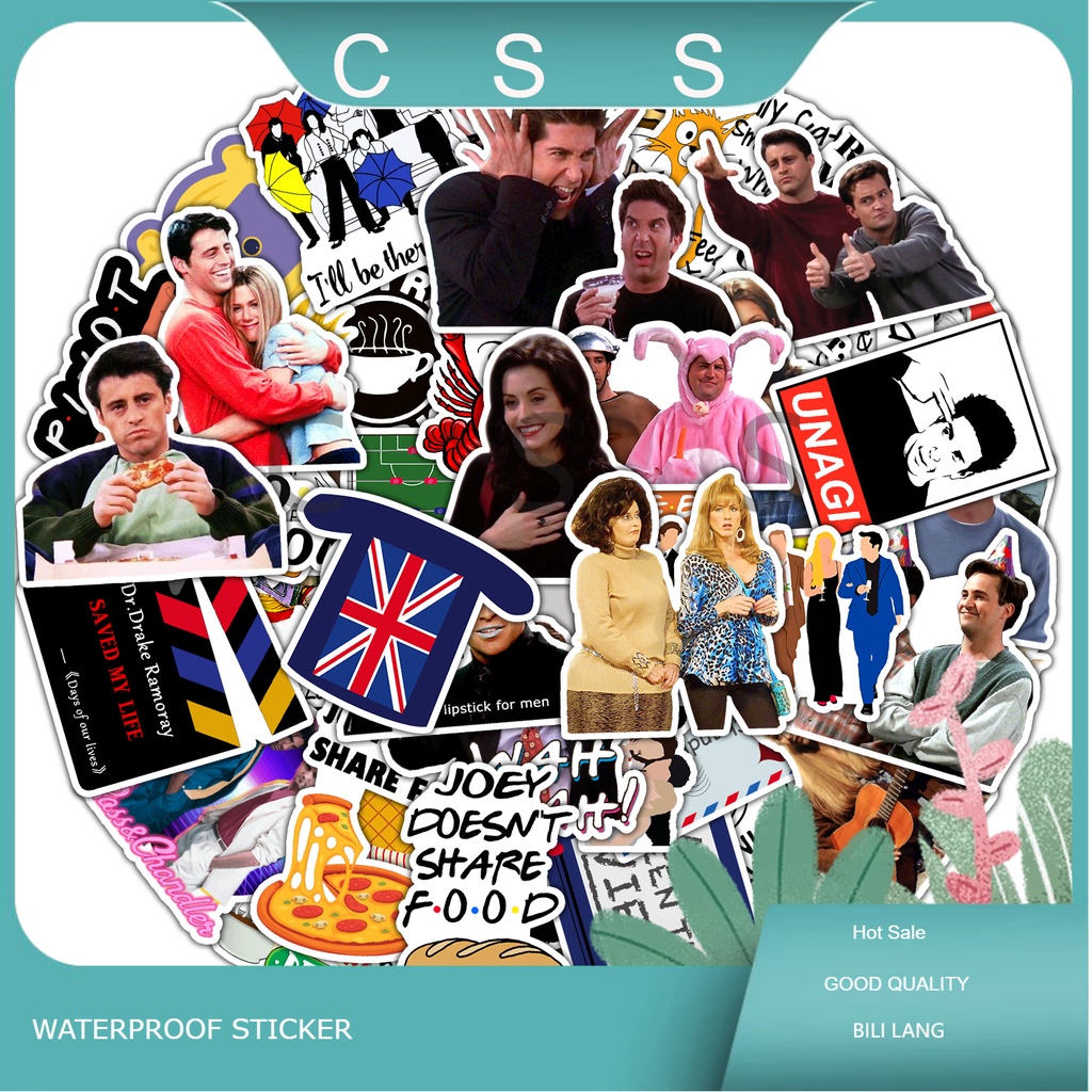 CSS 50Pcs/Set Commemorative Waterproof Sticker Classic Movie DIY ...
