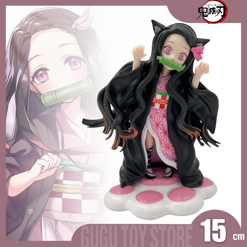 Demon Slayer Kamado Nezuko Anime Figure Gk Kimetsu No Yaiba Statue ...