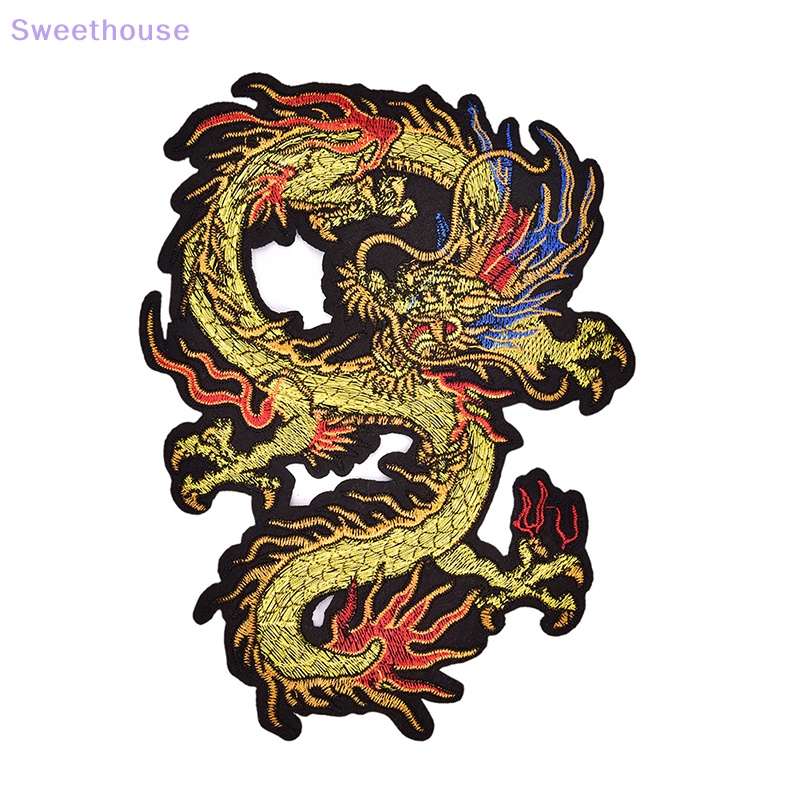 Sweethouse Applique Embroidery Dragon Patches for Clothing Coat Iron On ...