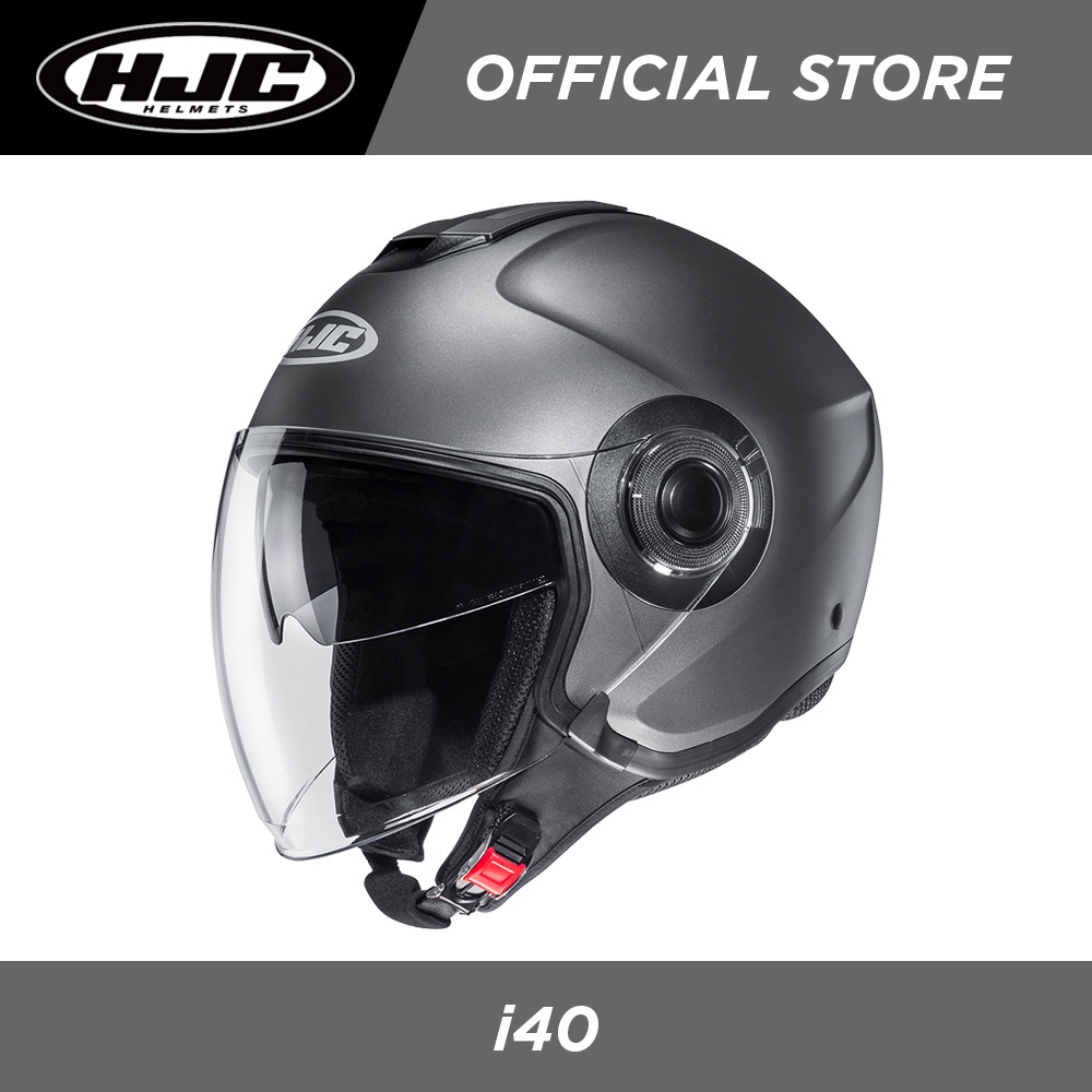 HJC Helmets i40 Semi Flat Titanium | Shopee Philippines