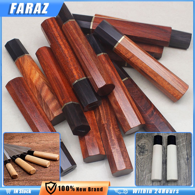 DIY Kitchen Knives Wooden Octagonal/Normal Handle Japanese Chef Handle ...