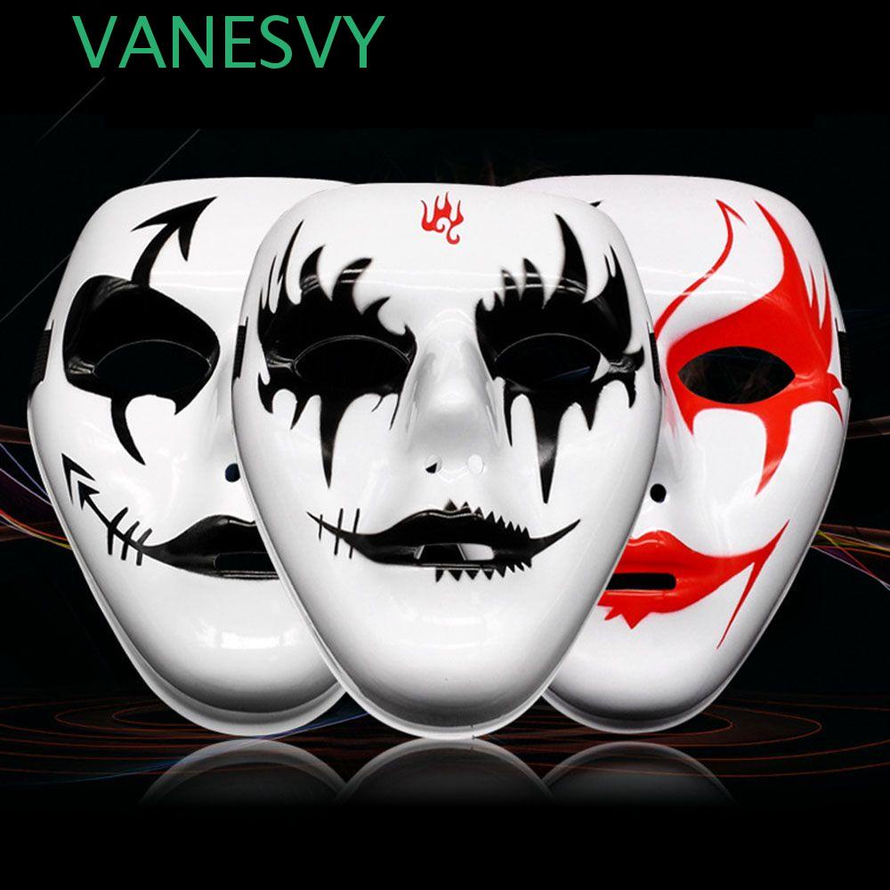 AENEH Full Face Mask White Masquerade Party Ghost Adult Mask Adult ...