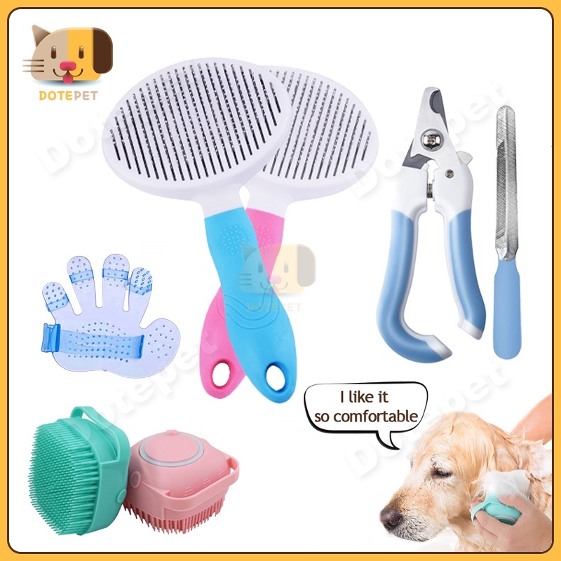 Pet Cleaning kit Pet Hair Removal Comb Dog Cat Hair Comb Pet nail ...