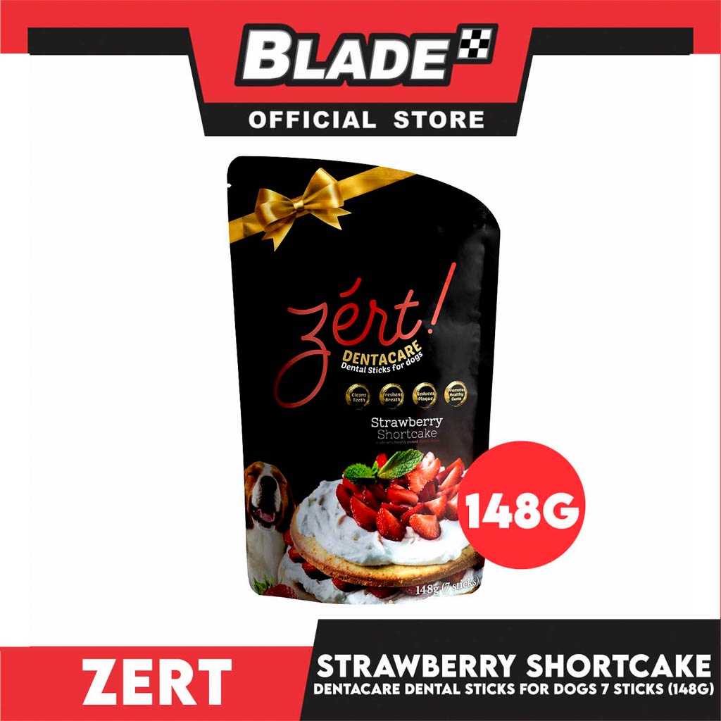 Zert Dentacare Dental Stick for Dogs 148g (Strawberry Shortcake ...