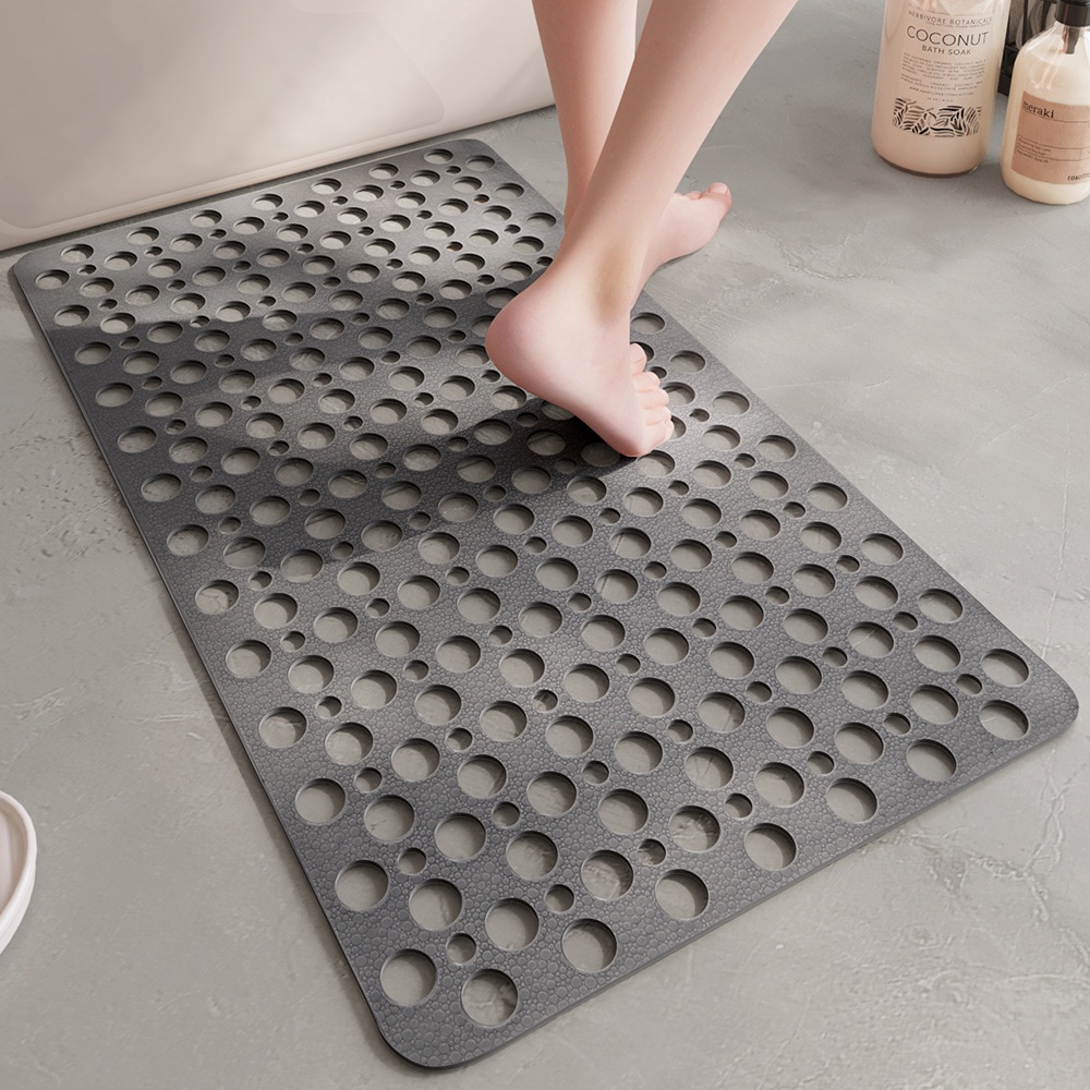 75*43CM Bathroom Safety TPE Bath Mat Hollow Out Massage Non-Slip ...