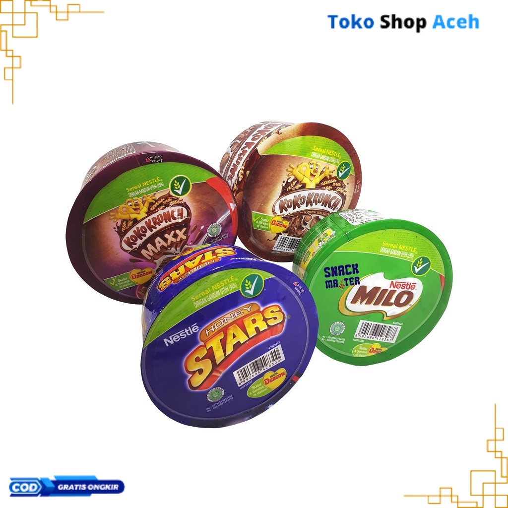 Nestle Cereal CUP Milo | Honey Stars | Kokokrunch - Net 20gr (SZY ...