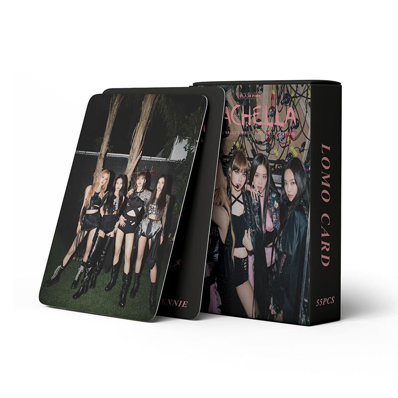 55pcs/Box Blackpink Photocards Coachella Lomo Card Postcard Collection ...