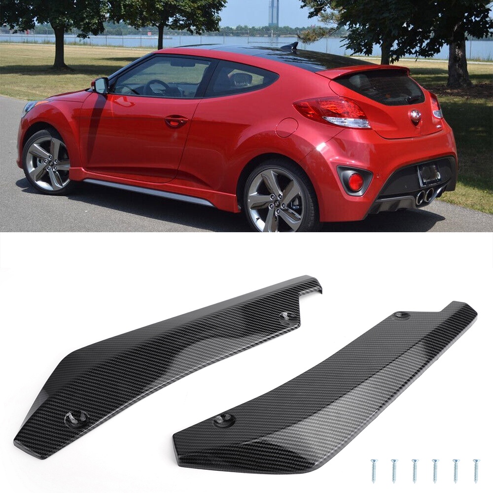 LANTOP For Hyundai Veloster Turbo 13-21 Car Rear Bumper Splitter ...