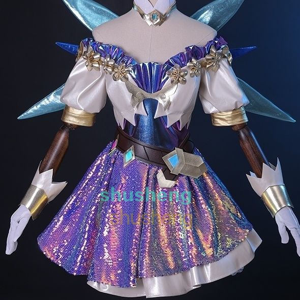 LOL Game League of Legends KDA Seraphine Cosplay Costume Women Full ...
