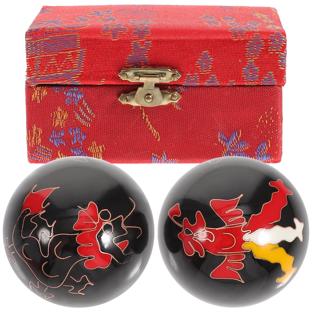 [READY STOCK] Hand Massager Ball Chinese Exercise Balls Baoding Health ...