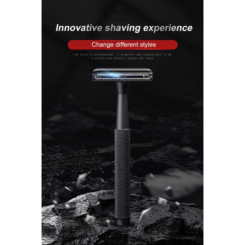Double-sided Blade Razor Classic Men Shaving Safety Razors with Box ...
