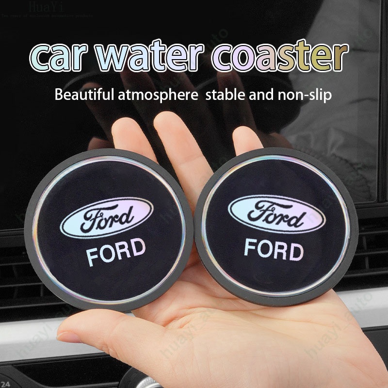 Car Laser Silicone Colorful Reflective Water Coaster for Ford Ranger ...