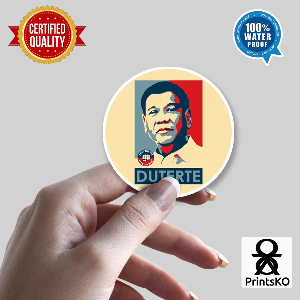 High Quality Waterproof Vinyl Sticker with Rodrigo Duterte - Senador ...