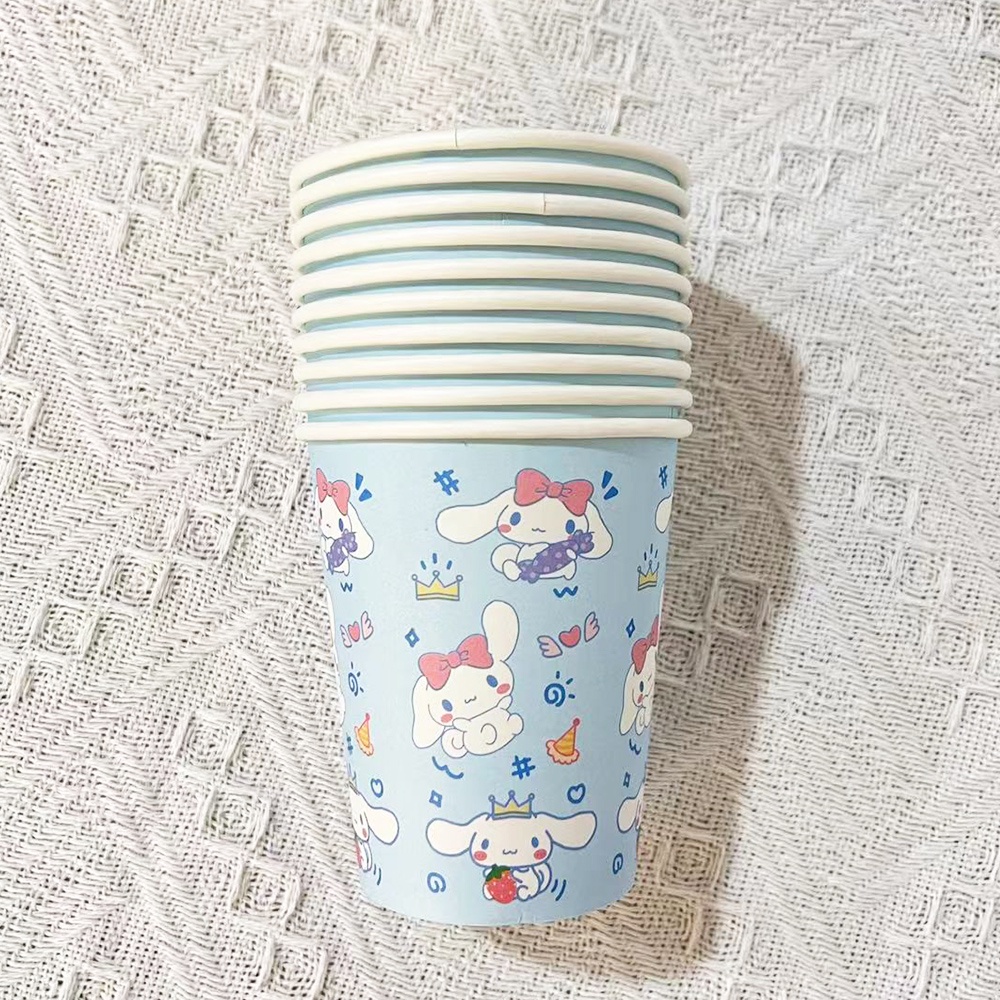 Cinnamoroll Party Needs Paper Plates Cups Girl Birthday Party ...