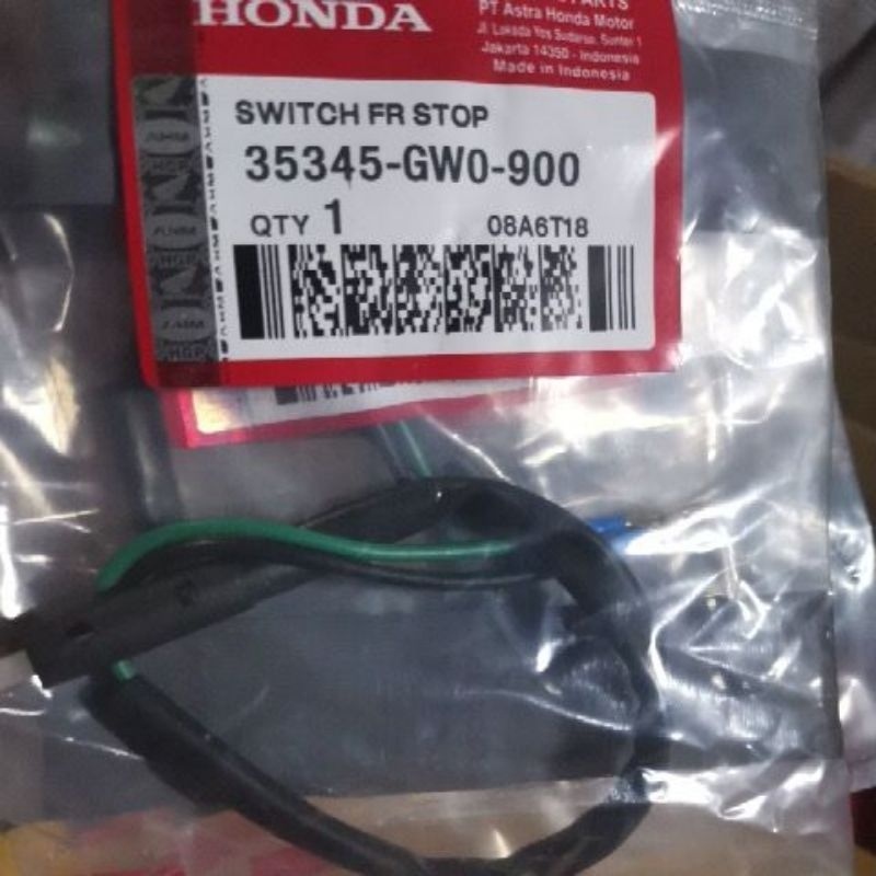 (D18) Honda Switch Assembly, RR Stop - Honda Beat Carb/ Fi V1 v2 ...