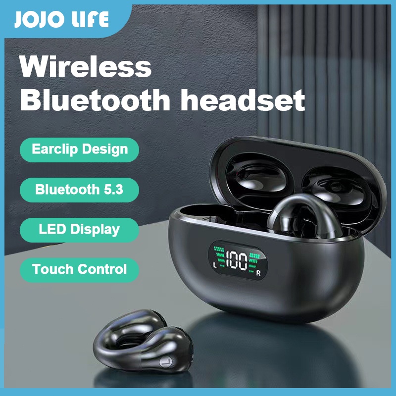 Bluetooth headset Q80 Bone Conduction earphones.Wireless Bluetooth ...