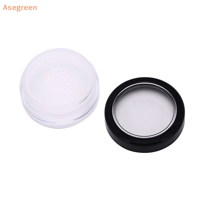 Asegreen 10g plastic empty loose pot with cosmetic makeup jar container ...