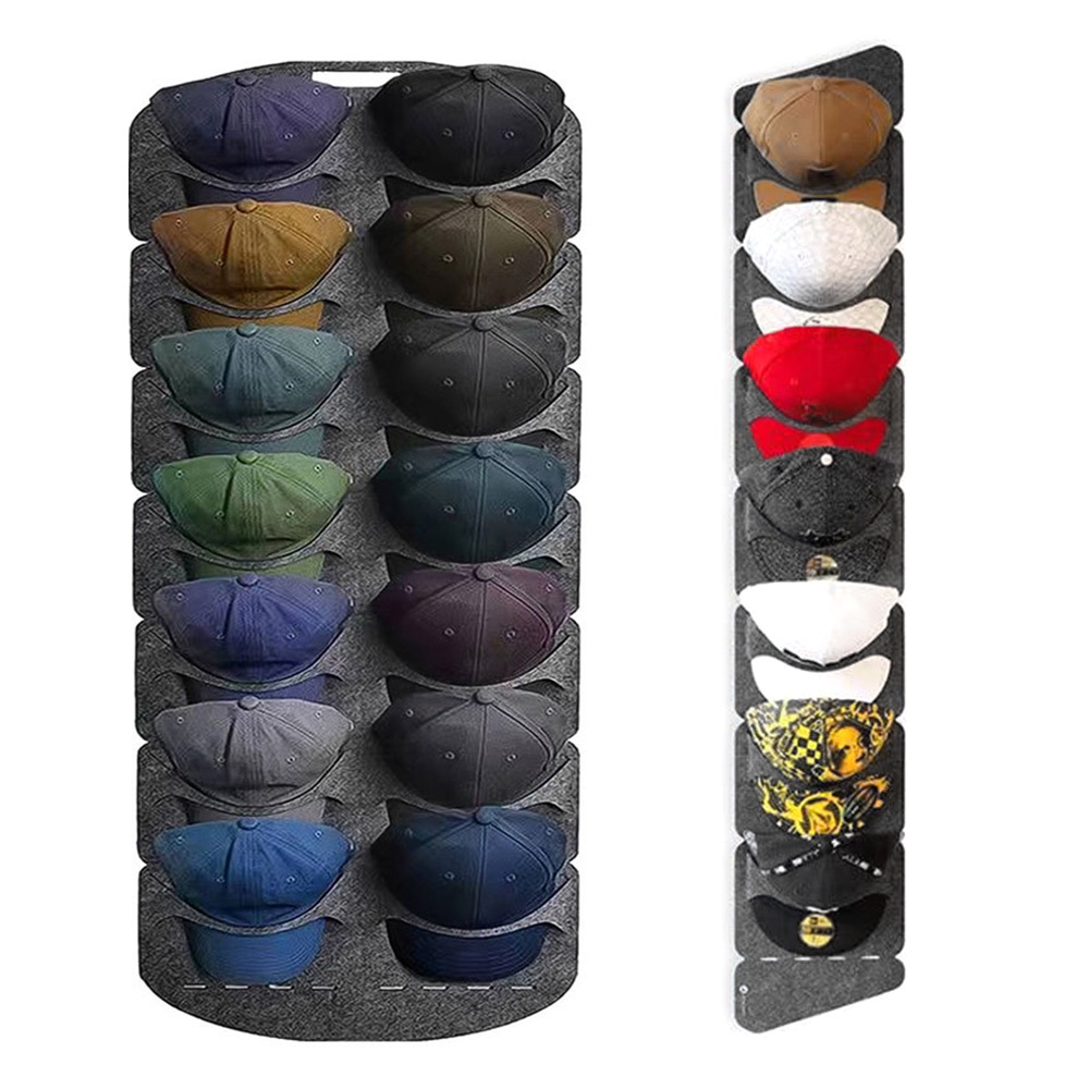 Hat Organizer for Baseball Caps Over the Door Hat Rack Fitted Hat ...