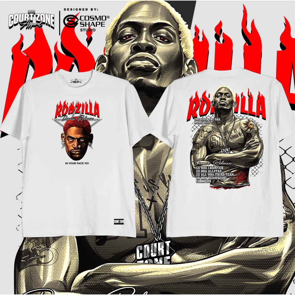 COURTZONE APPAREL RODZILLA GRAPHIC COTTON TSHIRT FOR MEN AND WOMEN ...