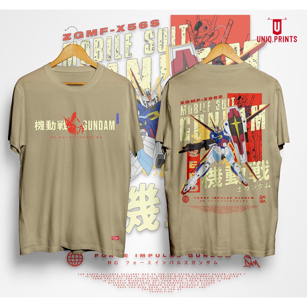 UNIQ.PRINTS GUNDAM V2 GRAPHIC COTTON TSHIRT FOR MEN AND WOMEN | Shopee ...