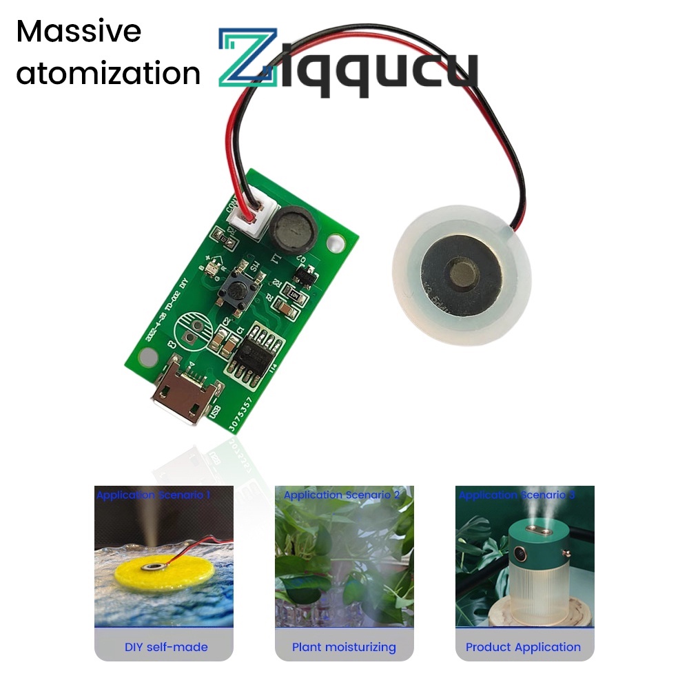 ZIQQUCU Ultrasonic Atomization Maker 20mm 113KHz Mist Atomizer DIY ...