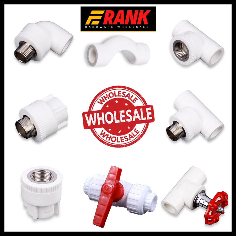 PPR FITTINGS MALE FEMALE ELBOW MALE FEMALE COUPLING MALE FEMALE TEE 1/2 ...