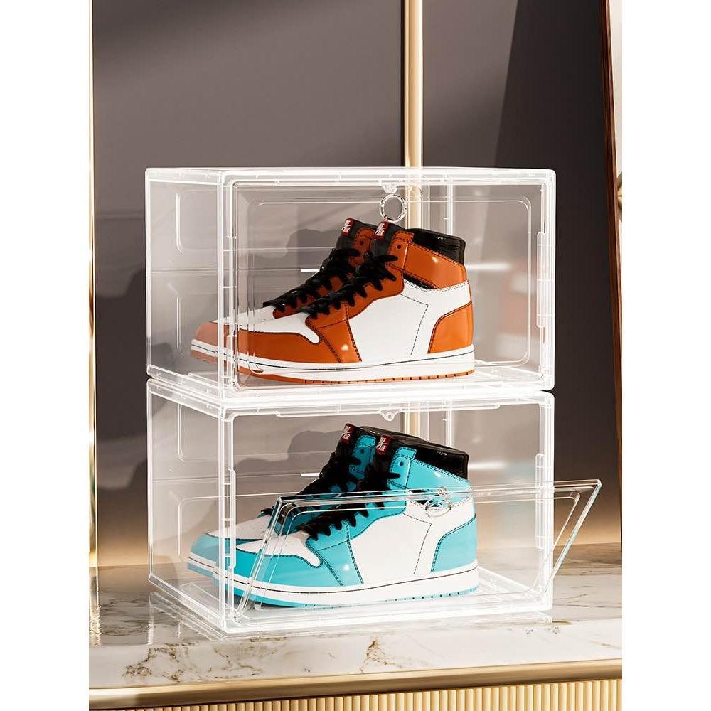Premium Shoe Storage Box with Acrylic Door and Durable Plastic Panels ...