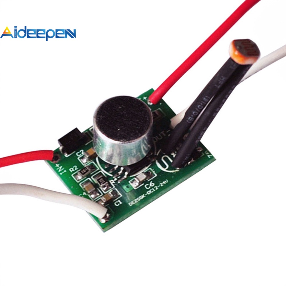 Aideepen Led Driver Photosensitive Voice Sound Light Control Switch ...