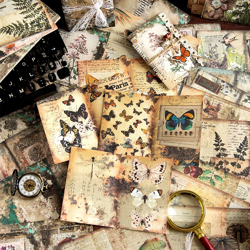 40pcs Scrapbook Paper, Journaling Scrapbooking Supplies Craft Paper ...