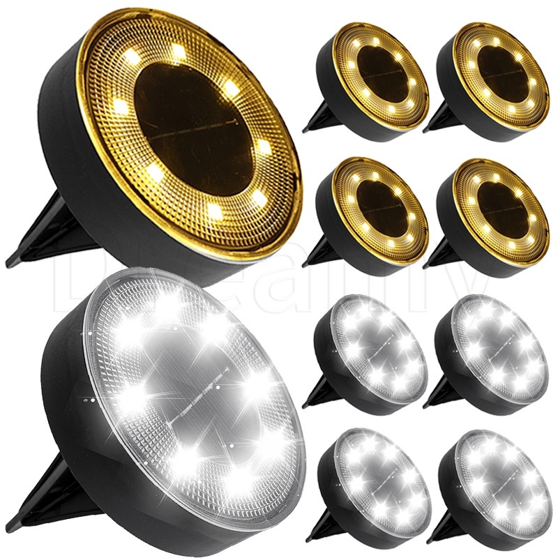 IP65 Waterproof Solar Powered Ground Plug Light / For Garden Non-Slip ...