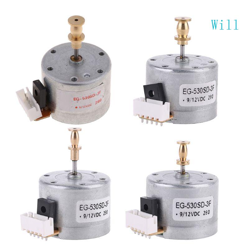 Will Phonograph gramophone Metal Turntable Motor for DC 12V Record ...
