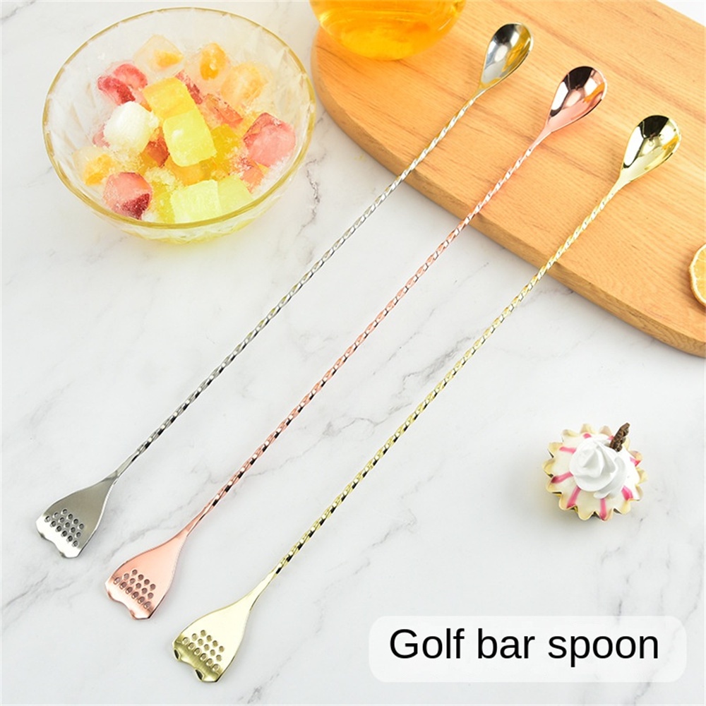 Kitchen Bar Stainless Steel Spoon Kitchen Tools Spiral Handle Wine ...
