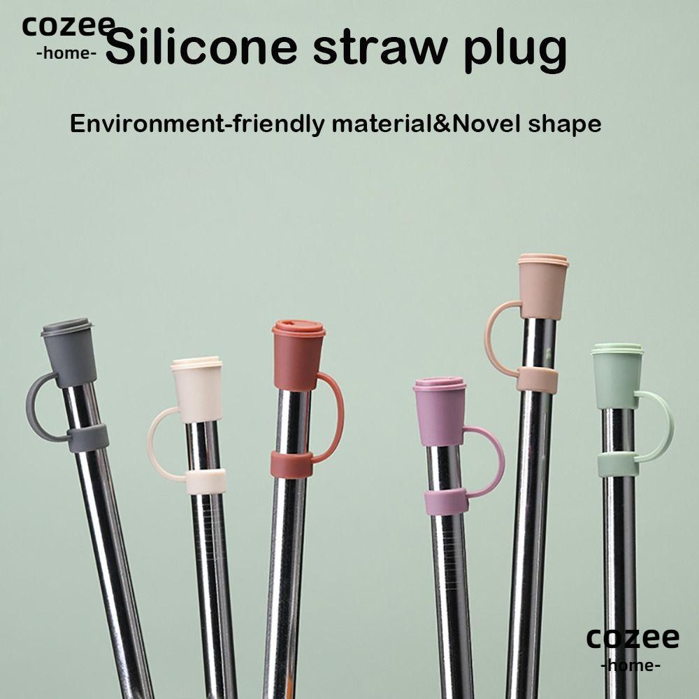 COZEE Silicone Straw Plug Creative Airtight Splash Proof Cup ...