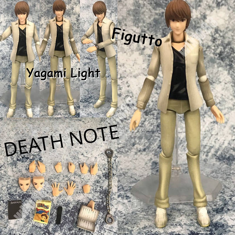 Figutto DEATH NOTE Yagami Light Killer 008 Change Face Anime Articulado ...