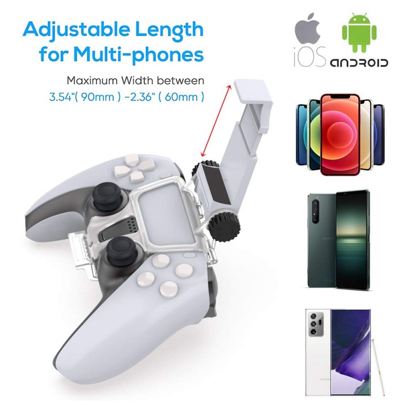 HOT Upgraded Phone Controller Mount for PS5 DualSense Accessories ...