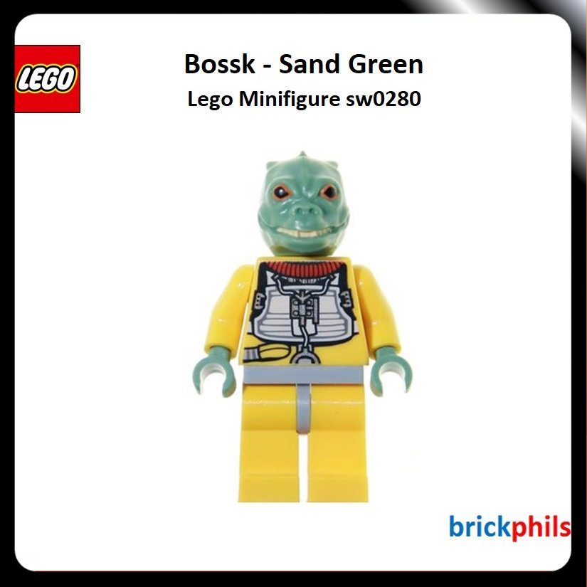 Lego Minifigure sw0280 Bossk - Sand Green | Shopee Philippines