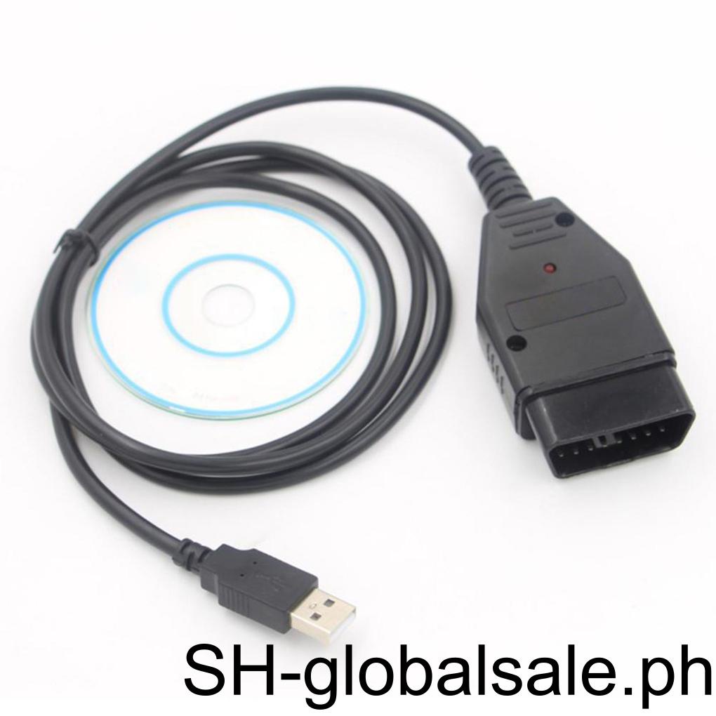 【Global】OBD USB Cable KKL 409 1 Universal Auto Data Stream Observation Seat OBDII Interface ...
